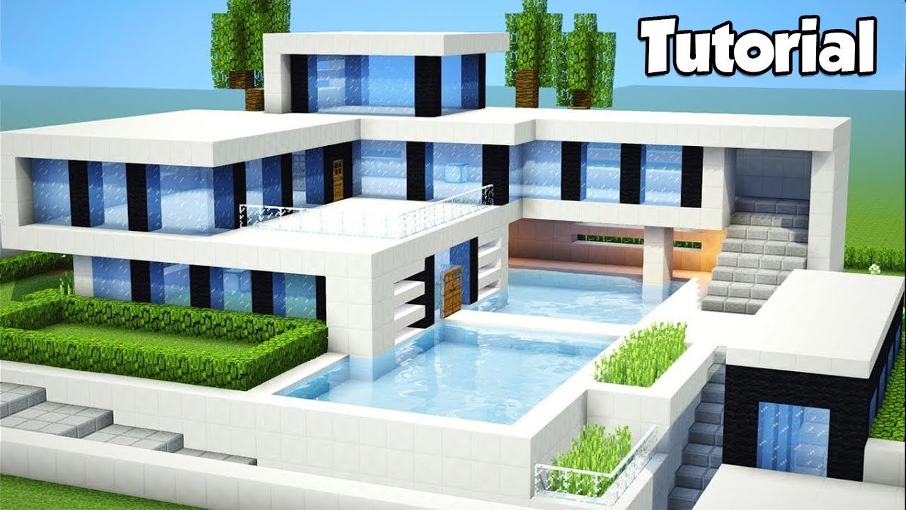 How To Build A Modern House In Minecraft ENews How To Build A Modern House In Minecraft ENews